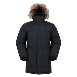 Mountain Warehouse Herren Antarctic Extreme wasserdichte Daunenjacke (Holzkohle)