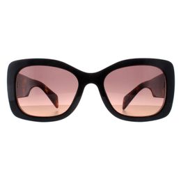 Prada PRA08S 12O50C mahagonibraune Sonnenbrille mit Farbverlauf