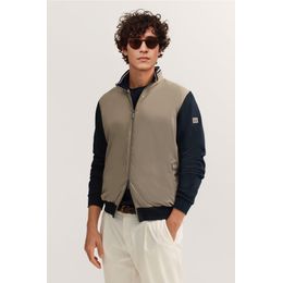 Bugatti Herren Sweatjacke mit Rei&szlig;verschluss und Stehkragen