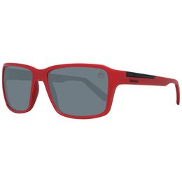 Timberland Tb9155 Rote Quadrat Sonnenbrille