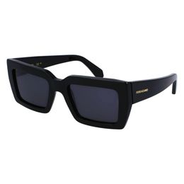 Schwarze Acetat-Sonnenbrille