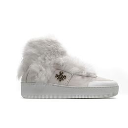 Mr & Mrs Italy Mr&Mrs Italy Wei&szlig;e Baumwoll-Damen-Sneaker