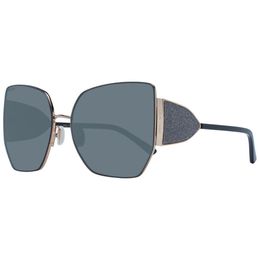 Schwarze Acetat-Sonnenbrille