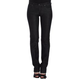 Ermanno Scervino Schwarze Slim Jeans Denim-Hosen Mit Engem Bein Stretch