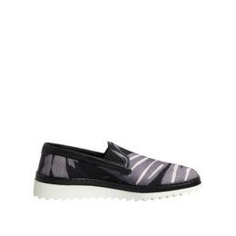 Dolce & Gabbana Dolce & Gabbana Schwarze Tropical Slip-On Herren Sneaker Schuhe