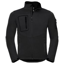 Russel Athletic Russell - Softshelljacke f&uuml;r Herren - Sport (Schwarz)