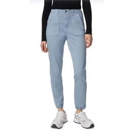 Marks & Spencer M&S Collection Damen Baumwollmischung Slim Fit Kn&ouml;chel Grazer Jogger Himmelblau