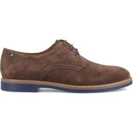 Base London Strand Herren Derby Schuhe Braun