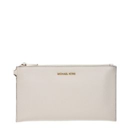 Michael Kors Beige Leder Clutch Tasche