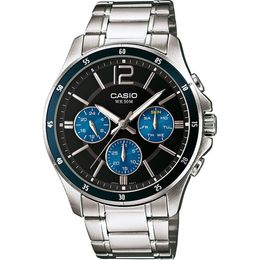 Casio Casio Collection Herren Silber Uhr MTP-1374PD-2AVEF