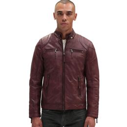 Herren Moto Leder Bikerjacke-Taiwan