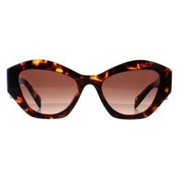 Prada Rechteck Damen Honey Havana Braun Verlauf PR07YS