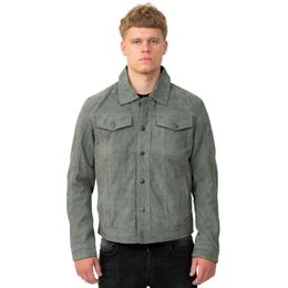Herren Jeansjacke aus Ziegenveloursleder-Adelaide