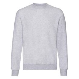 Fruit of the Loom - Sweatshirt &Uuml;berschnittene Schulter f&uuml;r Herren (Grau meliert)