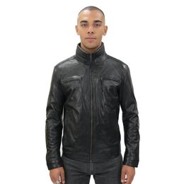 Klassische Herren-Bikerjacke aus Leder &ndash; Caracas