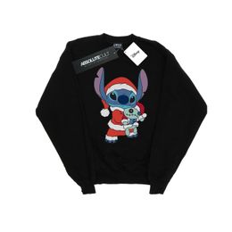Disney Herren Lilo und Stitch Stitch Weihnachten Sweatshirt (schwarz)