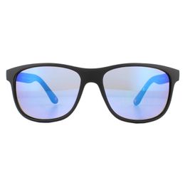 Montana Sonnenbrille MS48 Schwarz Revo Blau