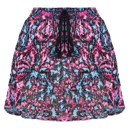Vans der Wand Stretch Taillenb&ouml;den gedruckte Damenshorts V095fxg