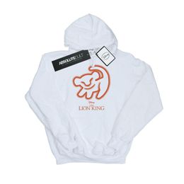 Disney - "The Lion King Cave Drawing" Kapuzenpullover f&uuml;r Herren (Wei&szlig;)