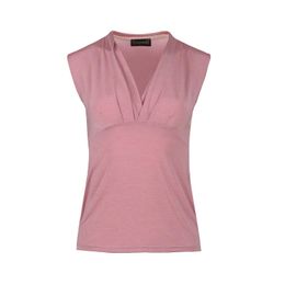 Rosa Rose V-Ausschnitt Top