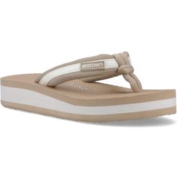 Rocket Dog Monica Nylon PU Textil Damen Tan/Creme Flip-Flops