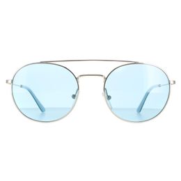 Calvin Klein Rund Unisex Nickel Solid Hellblau CK18116S