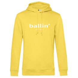 Basic Hoodie von Ballin Est. 2013 in der farbe Gelb und in gr&ouml;&szlig;e 3XL.