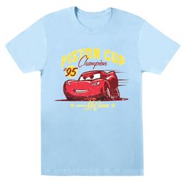 Disney - "Cars Piston Cup Champion" T-Shirt f&uuml;r Herren (Babyblau)