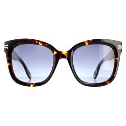 Marc Jacobs Square Damen Havanna Grau Azurblau MJ 1012/S
