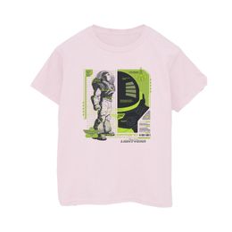 Disney - "Lightyear Buzz Tech Panel" T-Shirt f&uuml;r Herren (Babyrosa)