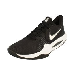 Nike Pr&auml;zision V Herren Basketball Schwarz Turnschuhe