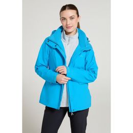 Mountain Warehouse - "Thunderstorm II" Jacke, wasserfest 3 in 1 f&uuml;r Damen (Leuchtend Blau)