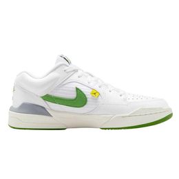 Nike - "Air Jordan Stadium 90" Sneaker f&uuml;r Damen, Leder (Wei&szlig;/Gr&uuml;n)