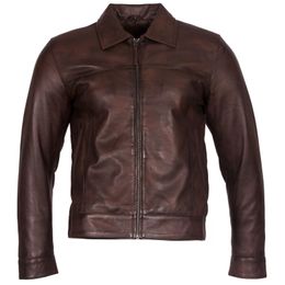 Retro-Bikerjacke aus Nappaleder