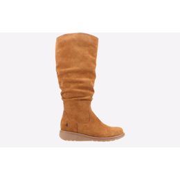 Hush Puppies Lucinda Wildleder Damen Stiefeletten In Tan