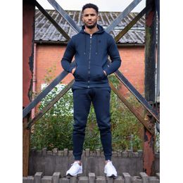 Enzo | Herren Zip Up Hoodie Trainingsanzug Set - Navy