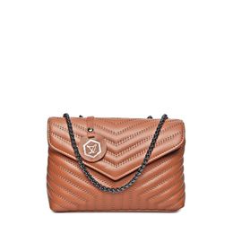 Luisa Vannini Braun Rindsledertasche