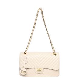 Roberta M Beige Rindsledertasche