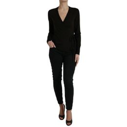Dolce & Gabbana Wrap Strickoberteil Tsh84349