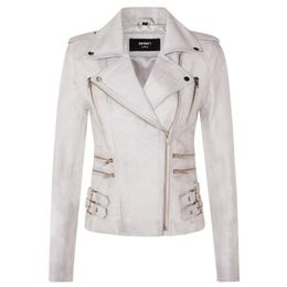Damen Leder Brando Bikerjacke-Loddon