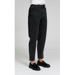 Die Original Performance Mom Jeans - gewaschener schwarzer Denim