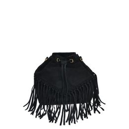Roberta M Schwarz Rindsledertasche