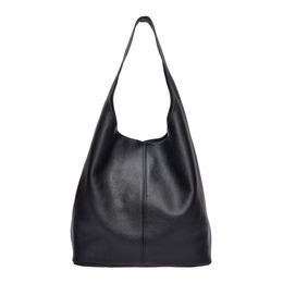 Roberta M Schwarz Rindsledertasche