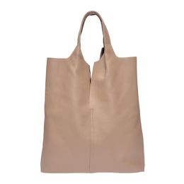 Anna Luchini Beige Rindsledertasche