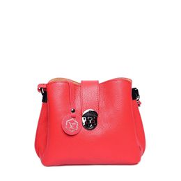 Luisa Vannini Rot Rindsledertasche