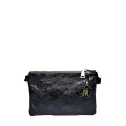 Anna Luchini Schwarz Rindsledertasche