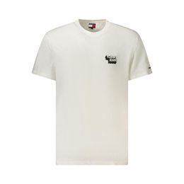 Tommy Hilfiger Bianco Baumwolle Herren T-Shirt