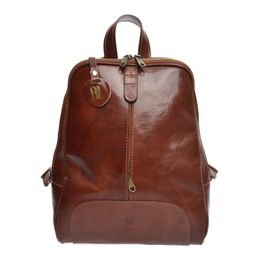 Anna Luchini Kastanienbraun Rindsledertasche