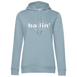 Wmn Hoodie von Ballin Est. 2013 in der farbe Blau und in gr&ouml;&szlig;e XS.
