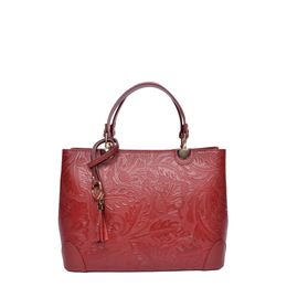Anna Luchini Rot Rindsledertasche